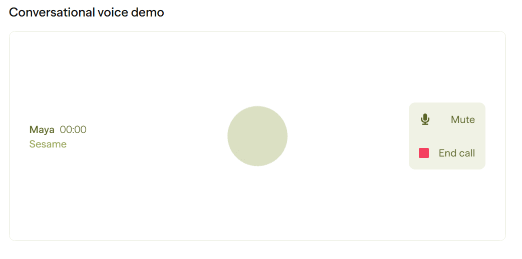 Sesame AI：突破恐怖谷的自然人声技术